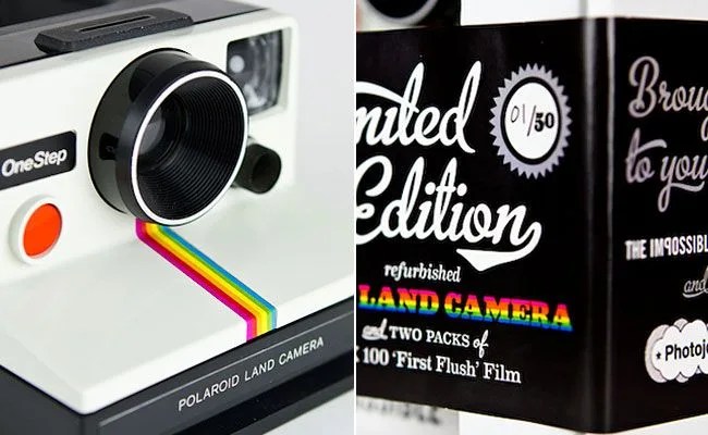 Polaroid Rainbow SX-70 OneStep Land Camera | Gear Patrol