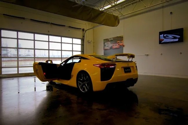 Photo Essay | Snow Day: Lapping the Lexus LFA, In Snow | Gear Patrol
