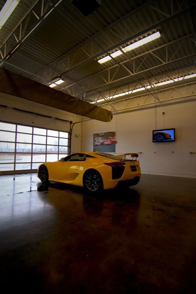 Photo Essay | Snow Day: Lapping the Lexus LFA, In Snow | Gear Patrol