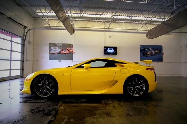 Photo Essay | Snow Day: Lapping the Lexus LFA, In Snow | Gear Patrol