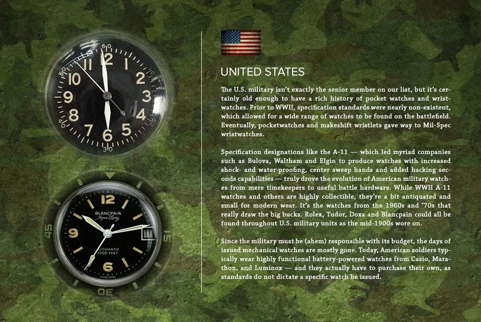 A Civilian’s Guide to Military Watches, Part One: The West | Gear Patrol
