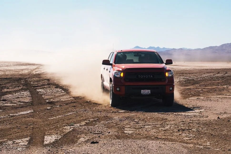 Toyota TRD Pro Eats Dust and Loves Every Minute of It | Gear Patrol