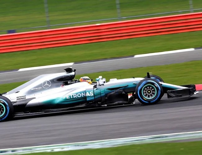 The All-New Mercedes-AMG W08 Breaks Cover | Gear Patrol