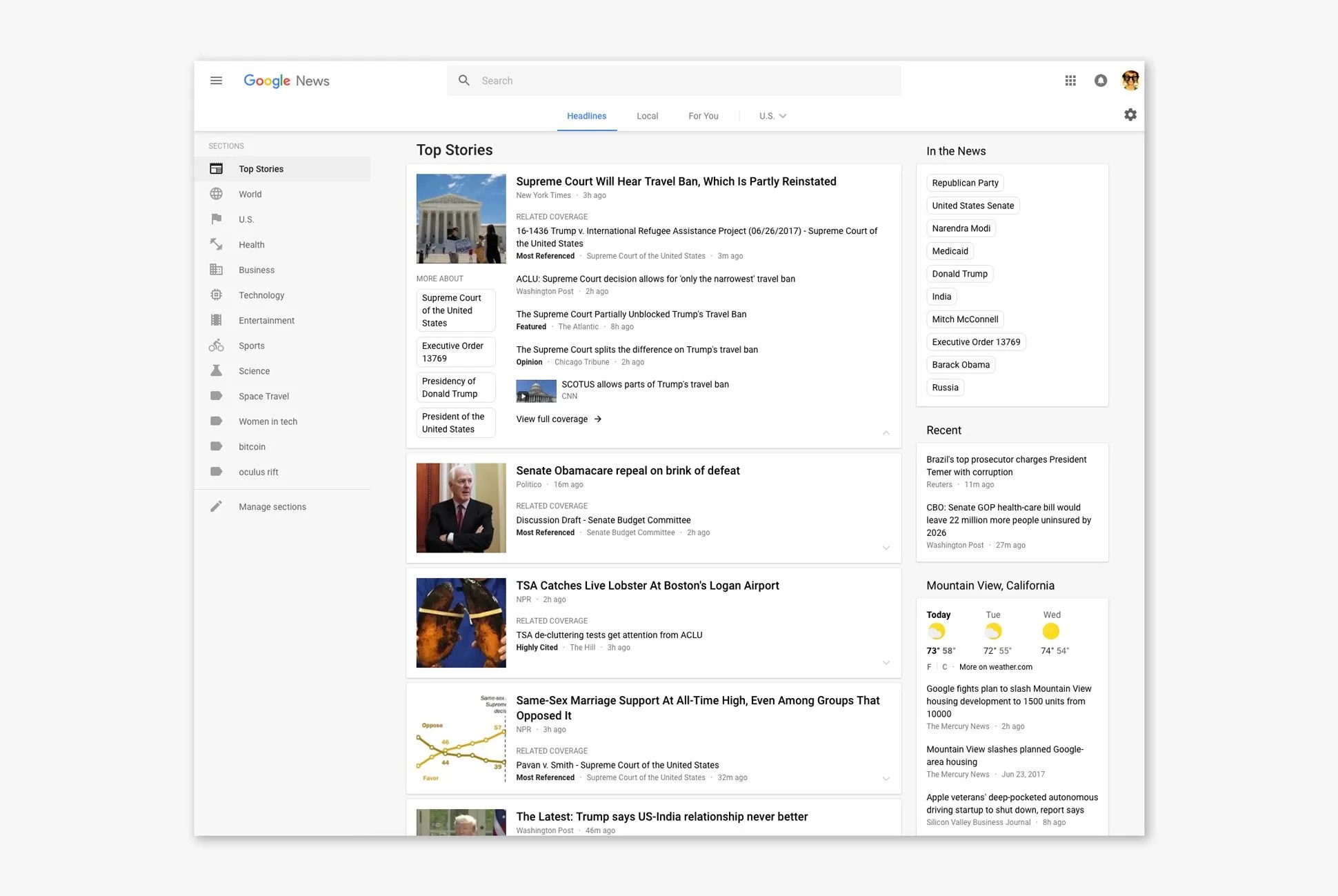A Total Redesign Makes Google News Worth a Second Chance | Gear Patrol
