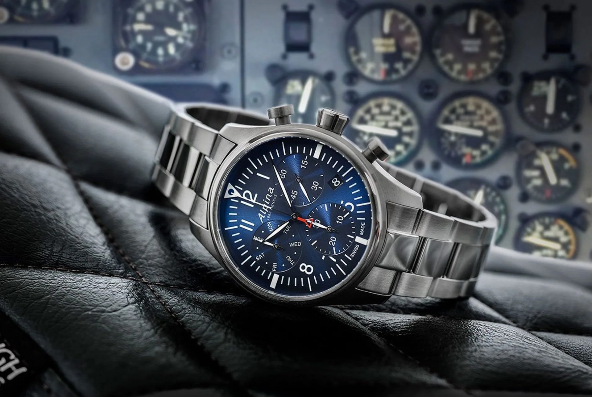 Alpina Debuts a Handsome, Entry-Level Pilot’s Chronograph | Gear Patrol