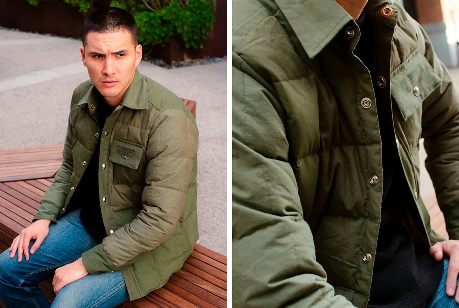 This Upcycled Down Jacket Is Made from Vintage Military Fabrics | Gear ...