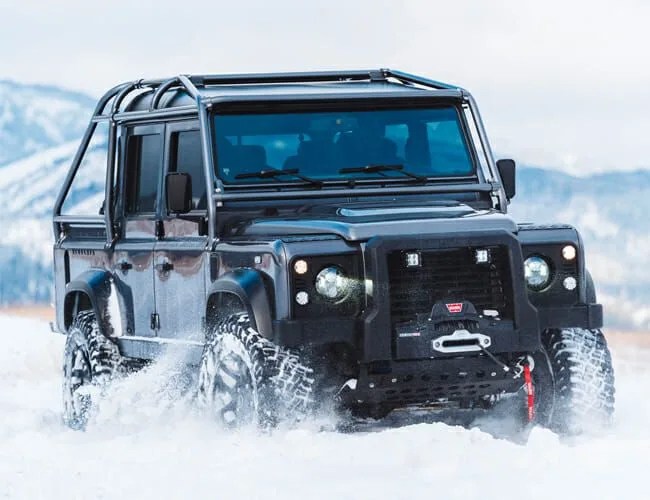 This Upgraded Land Rover Defender Pickup Is the Ultimate Luxury Truck ...
