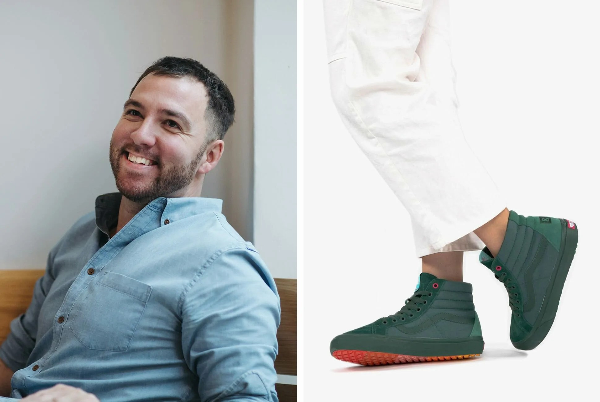 The Leading Brand in Aprons Made the Perfect Kitchen Shoe With Vans ...