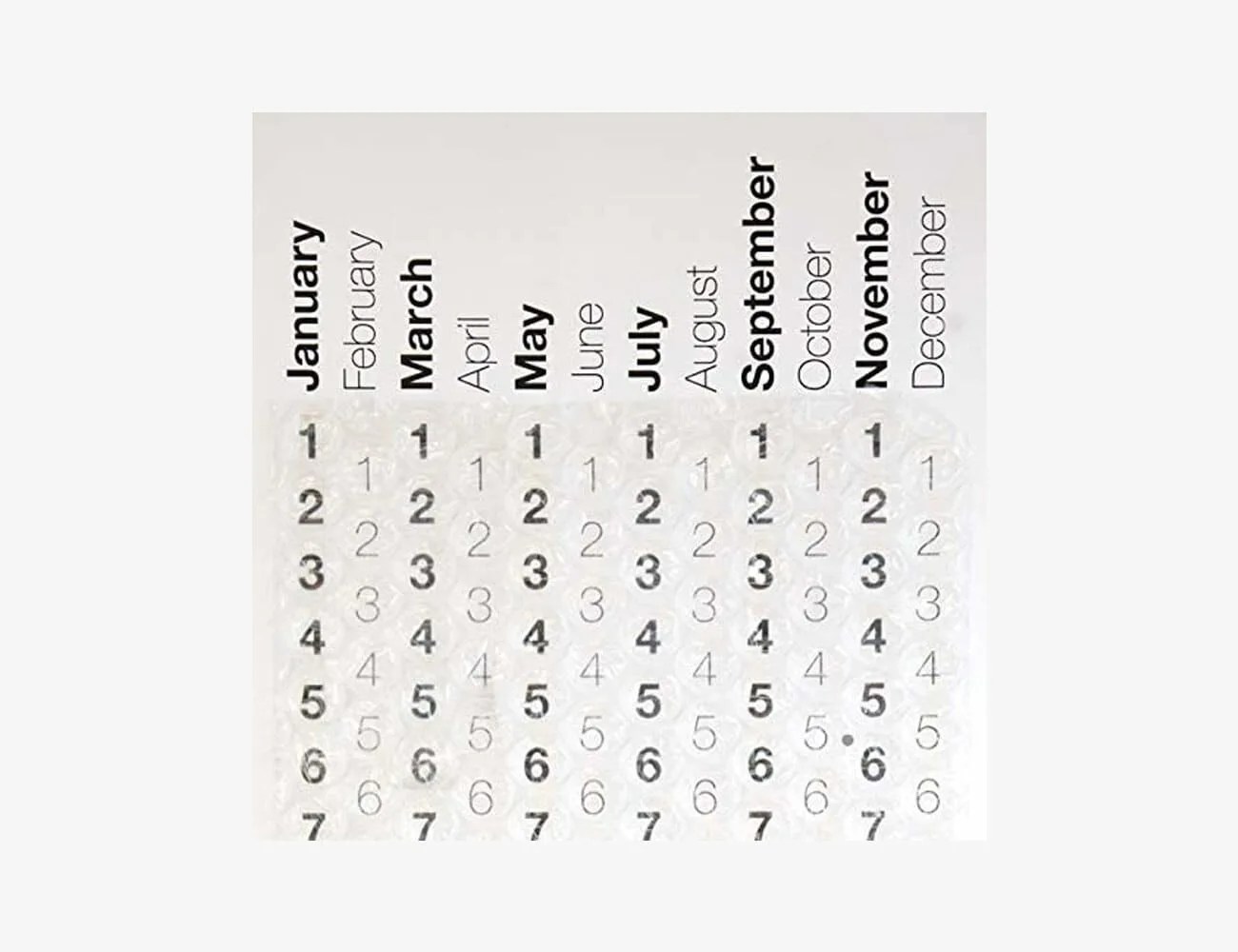 Can’t Remember What Day It Is? These Satisfying Calendars Will Save You ...