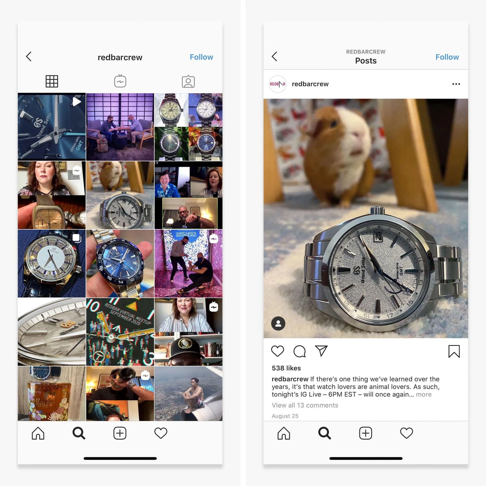 Three Instagram Accounts for Watch Lovers to Follow in September, 2020 ...