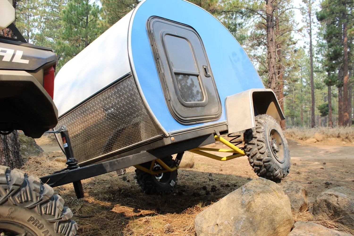 This Off-Road Camping Trailer Is So Light, You Can Tow It With a Side ...