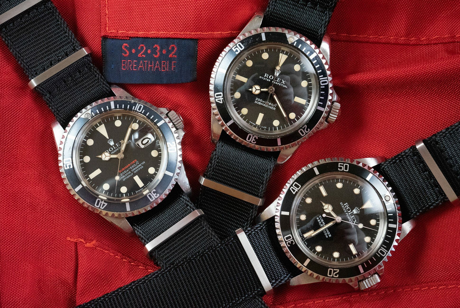 Scuba Diving with Three Vintage Rolex Submariner Watches | Gear Patrol