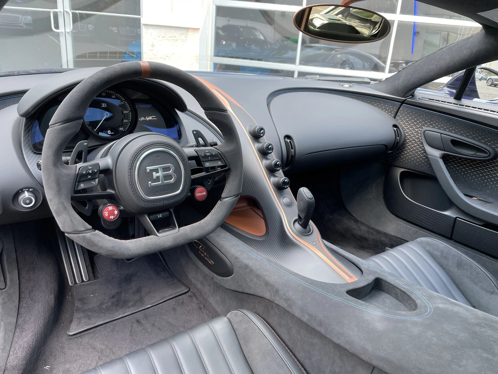 bugatti interior chiron