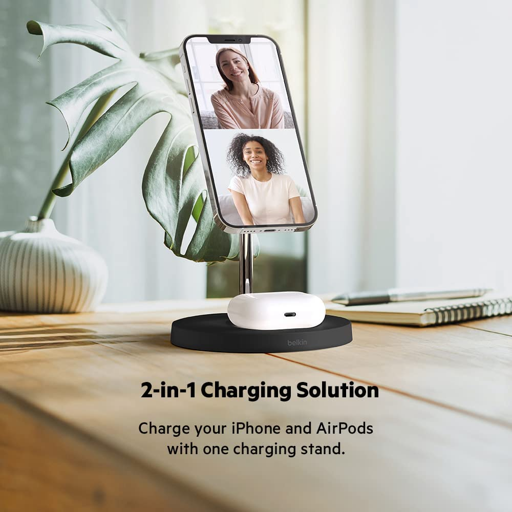 Belkin's Beautiful 2-in-1 Wireless MagSafe Charging Stand Is at Its ...