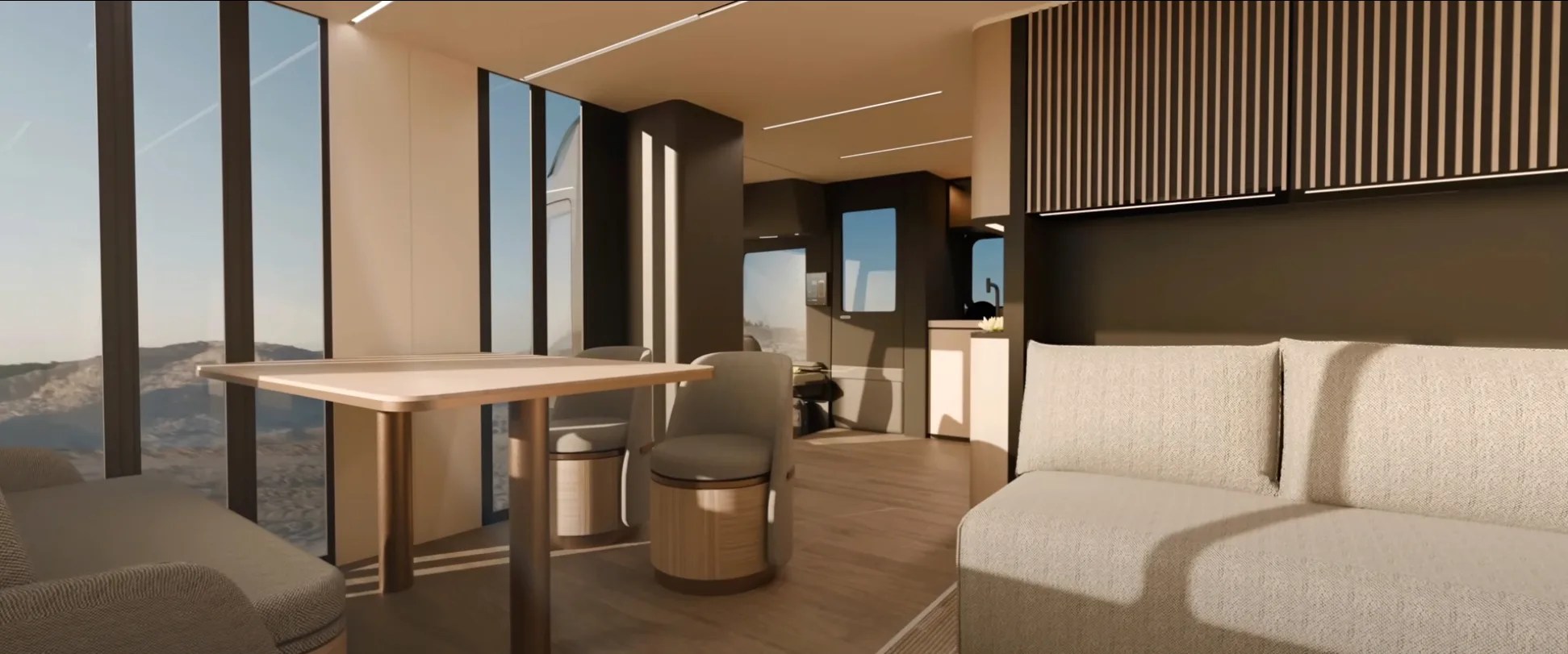 This Futuristic Camper Van Transforms into a Tiny House | Gear Patrol