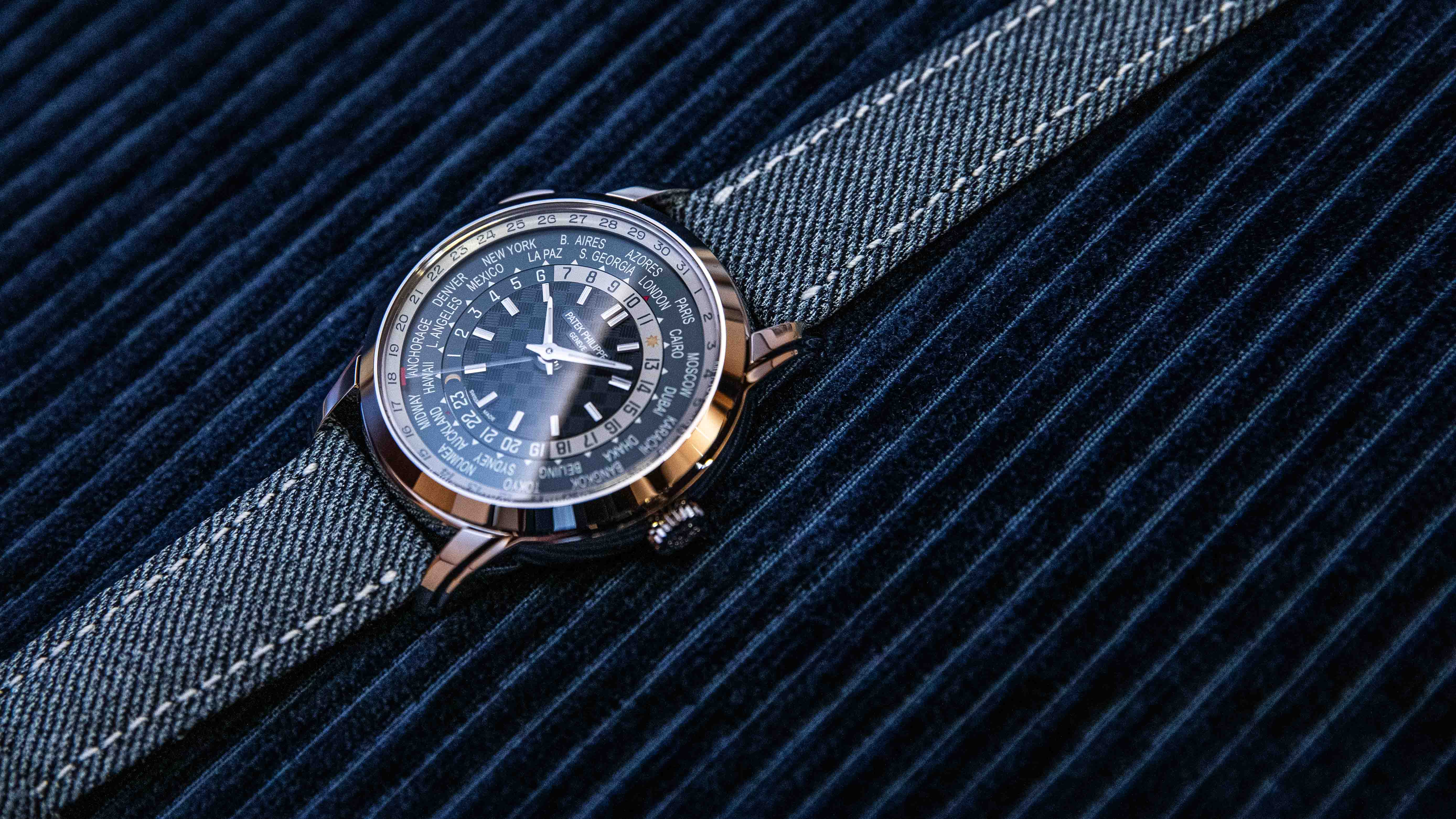 Patek Philippe Debuts a Nautilus with a Denim-Style Strap | Gear Patrol
