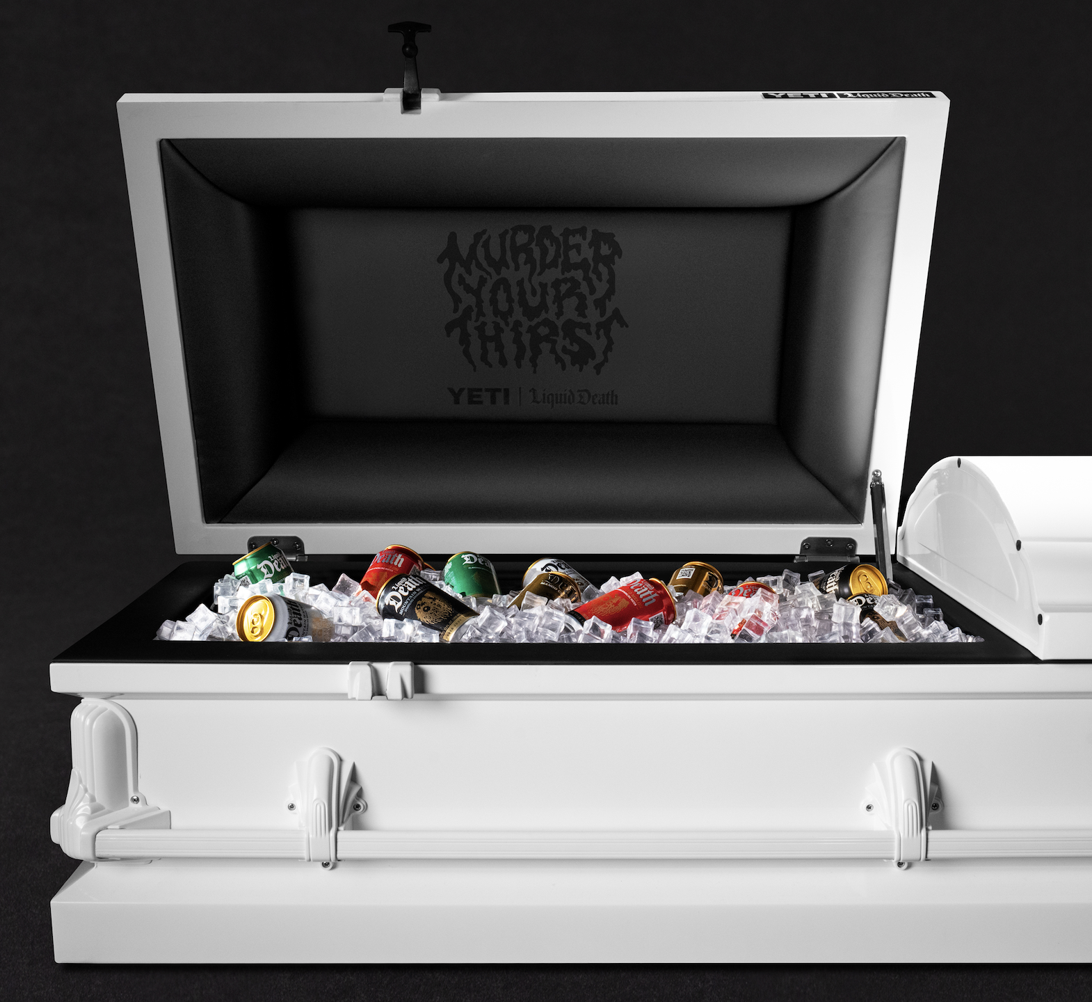 Yeti’s Gigantic, Coffin-Shaped Liquid Death Cooler Must Be Seen to Be ...