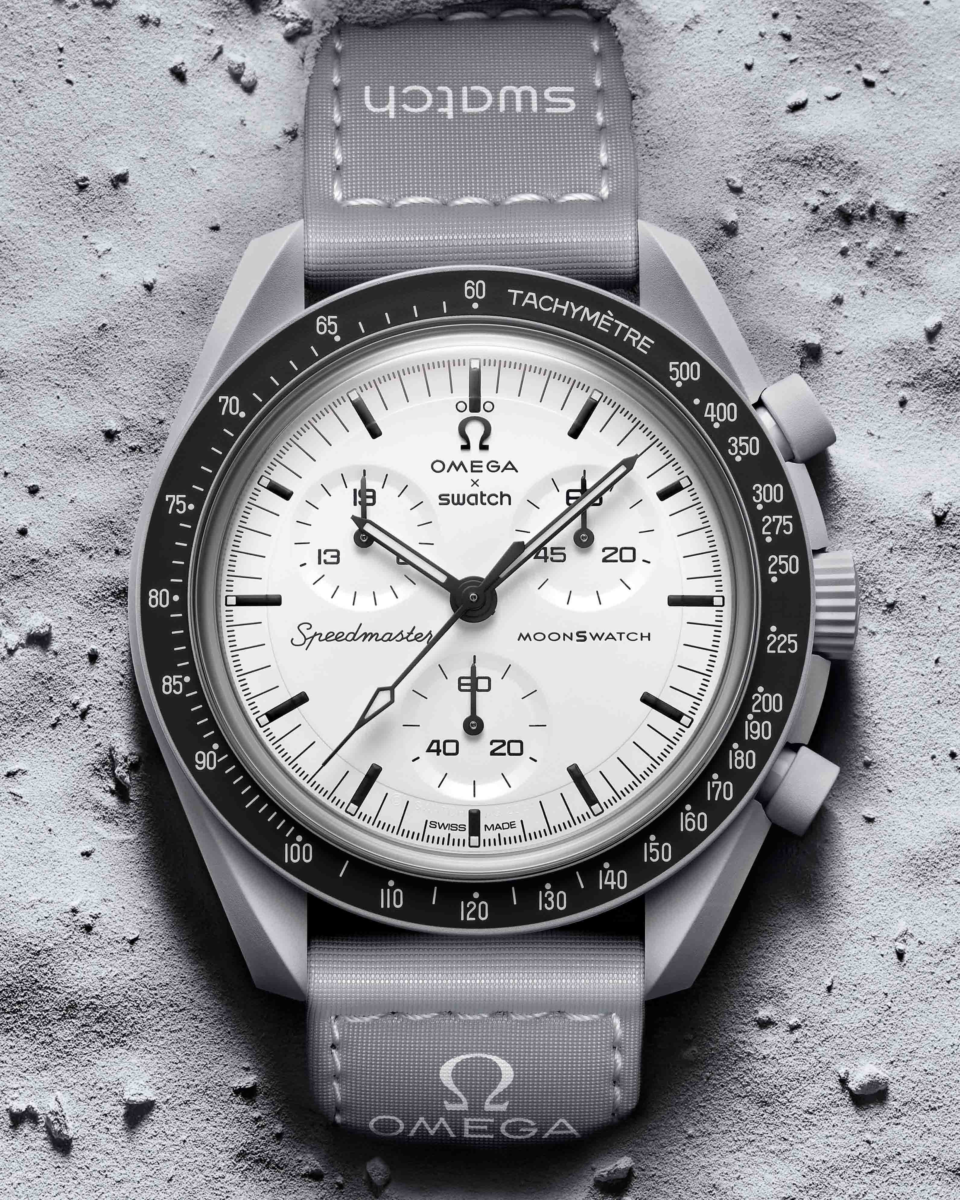 The New MoonSwatch Launch Includes a Subtle Dig at Omega's Biggest Rival