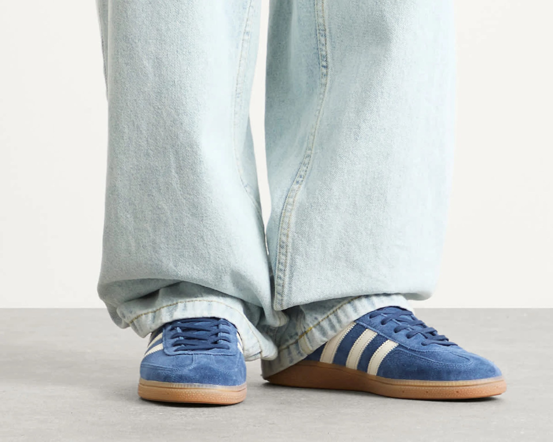 Adidas's New Retro Sneaker Is a Blue, Suede Stunner Better Than Any Samba