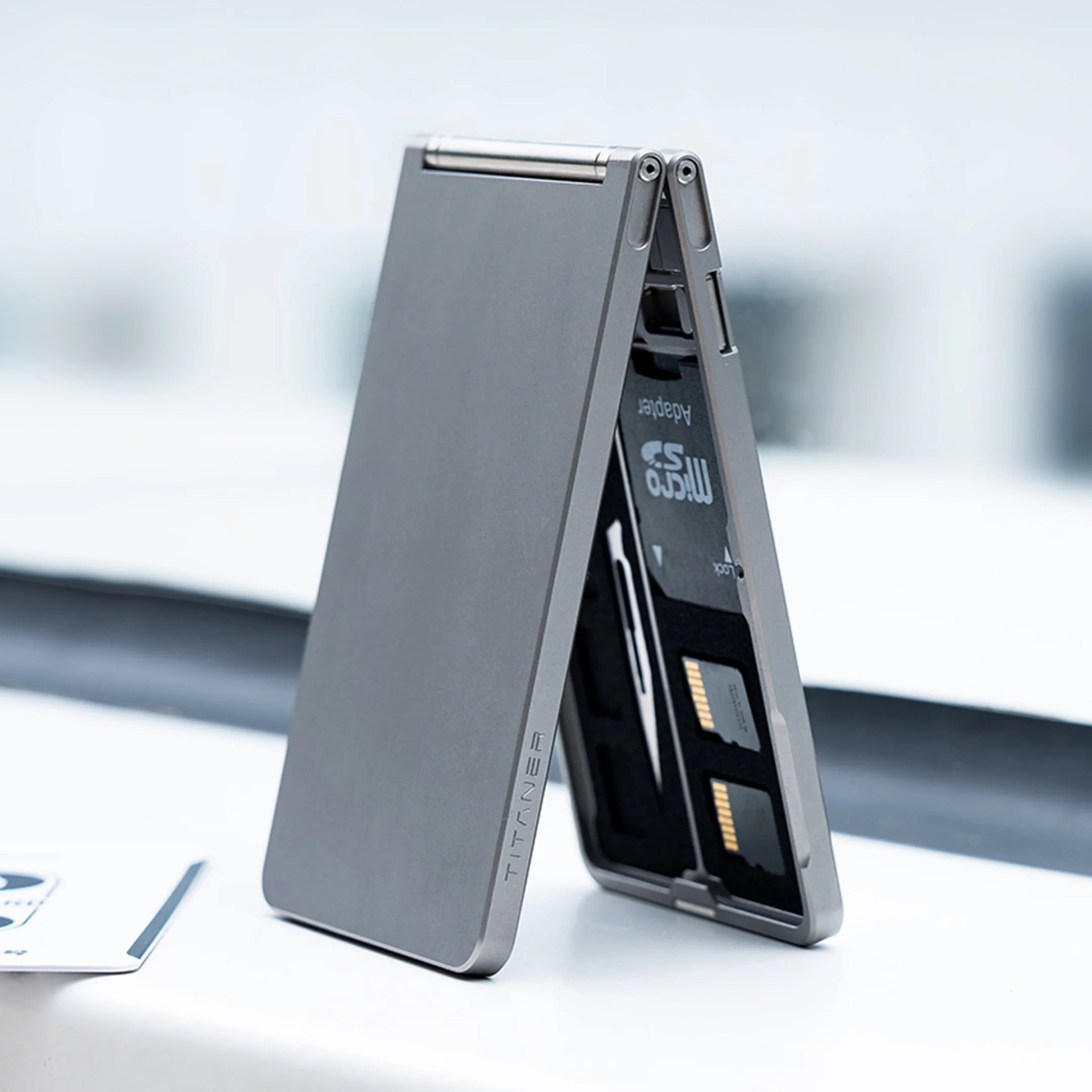 This Sleek Titanium EDC Wallet Is Secretly Packed with Handy Details ...