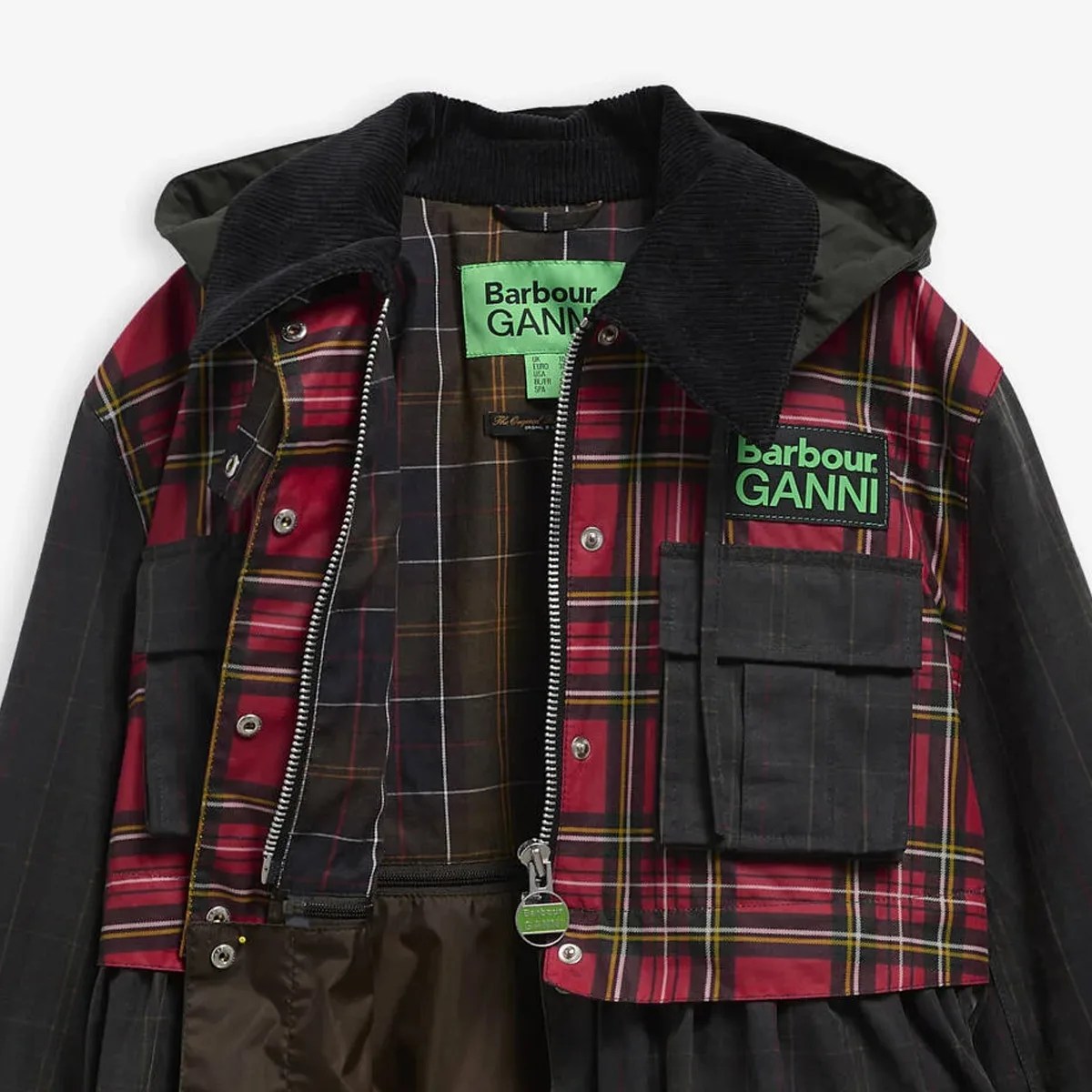 Barbour's Latest Collab Takes an Iconic Jacket Detail to Ludicrous Extremes