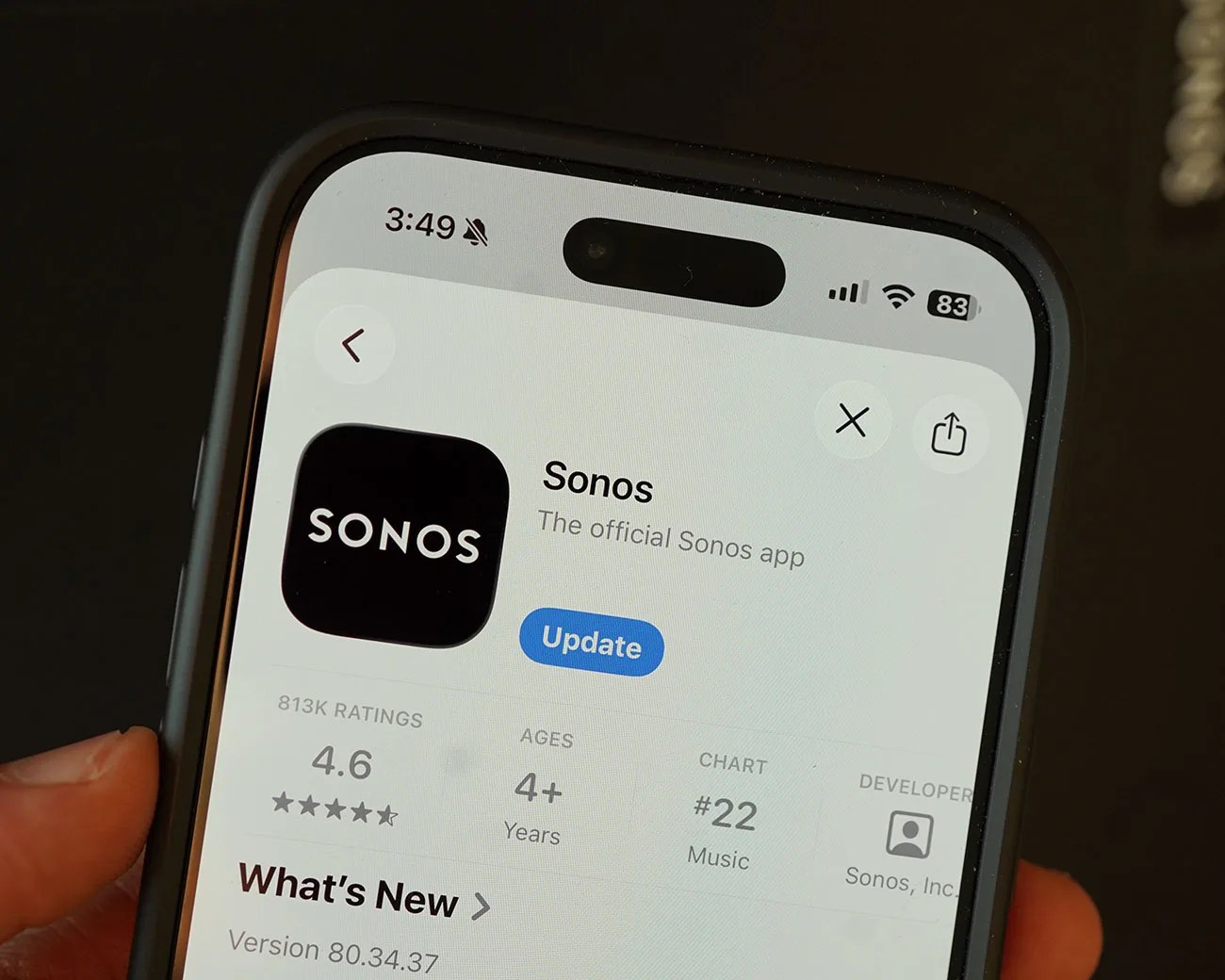 Sonos Quietly Just Gave Its New App a Small But Welcome Upgrade