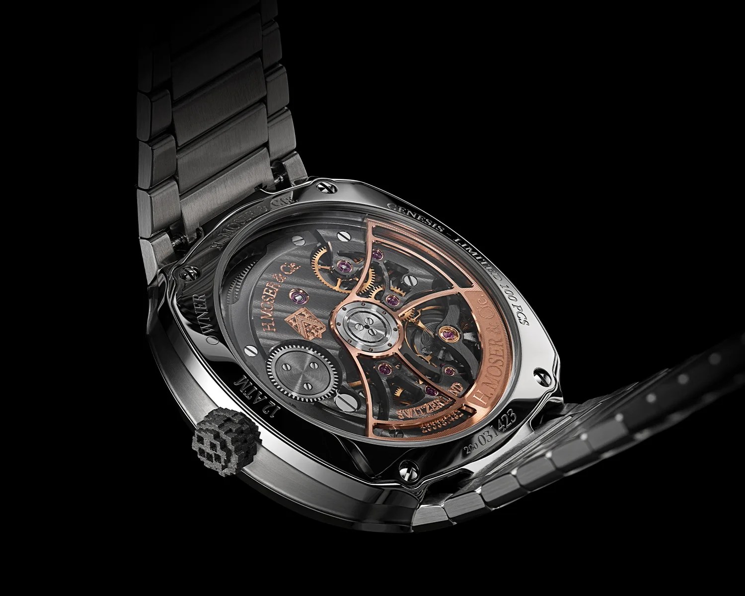 This Mesmerizing Steel Sports Watch Has a Dial Made of the Darkest ...