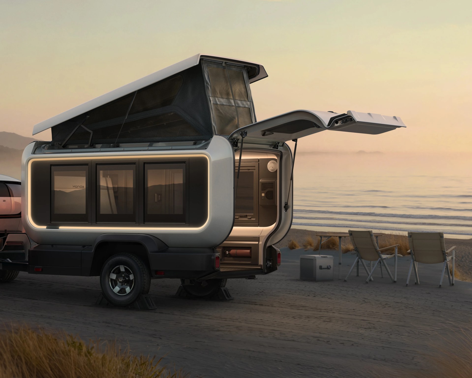 Honda's Boxy Camper Trailer Echoes One of Its Most Innovative Vehicles ...