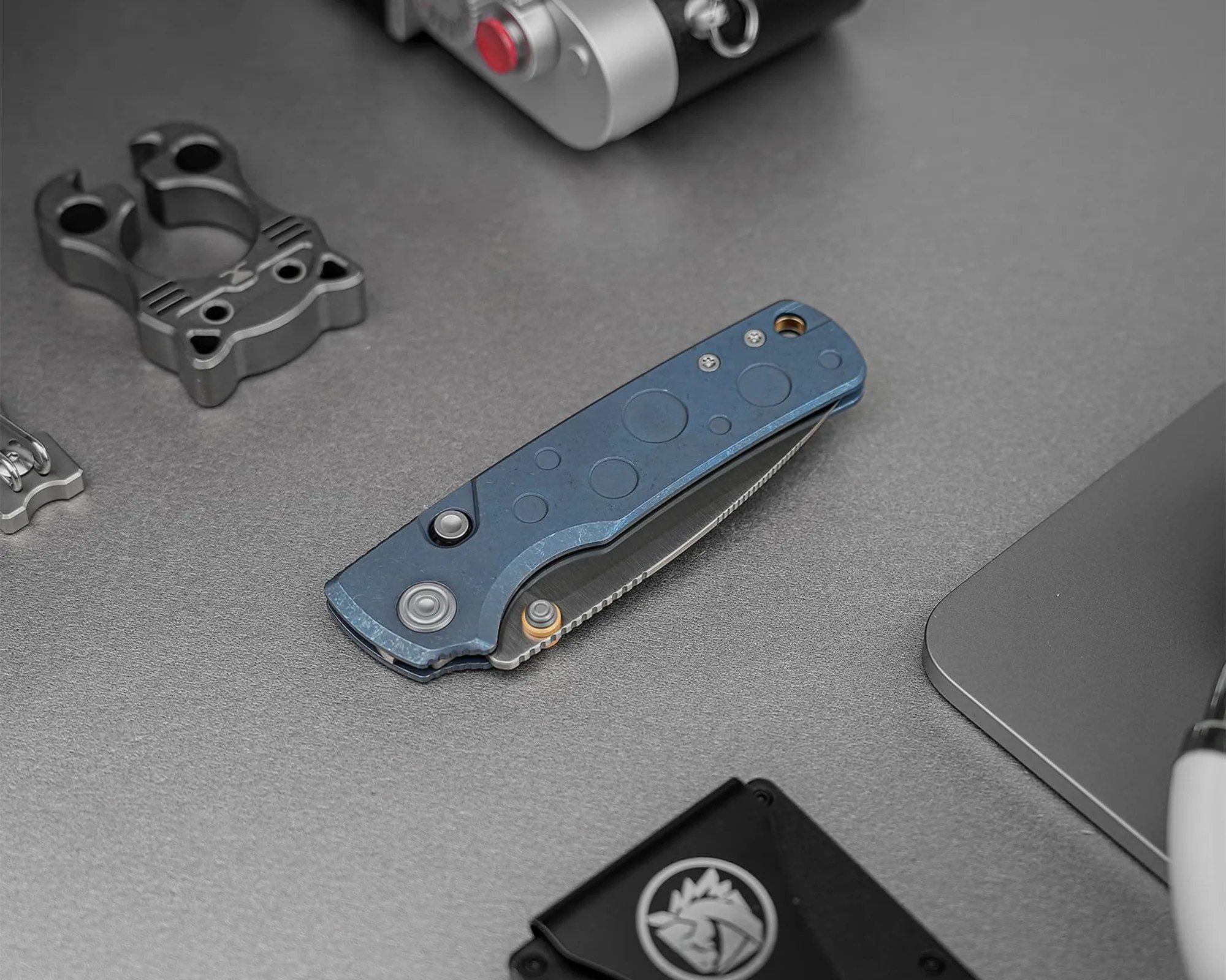 This Incredibly Thin Titanium EDC Knife Just Got a Big Blade Upgrade ...