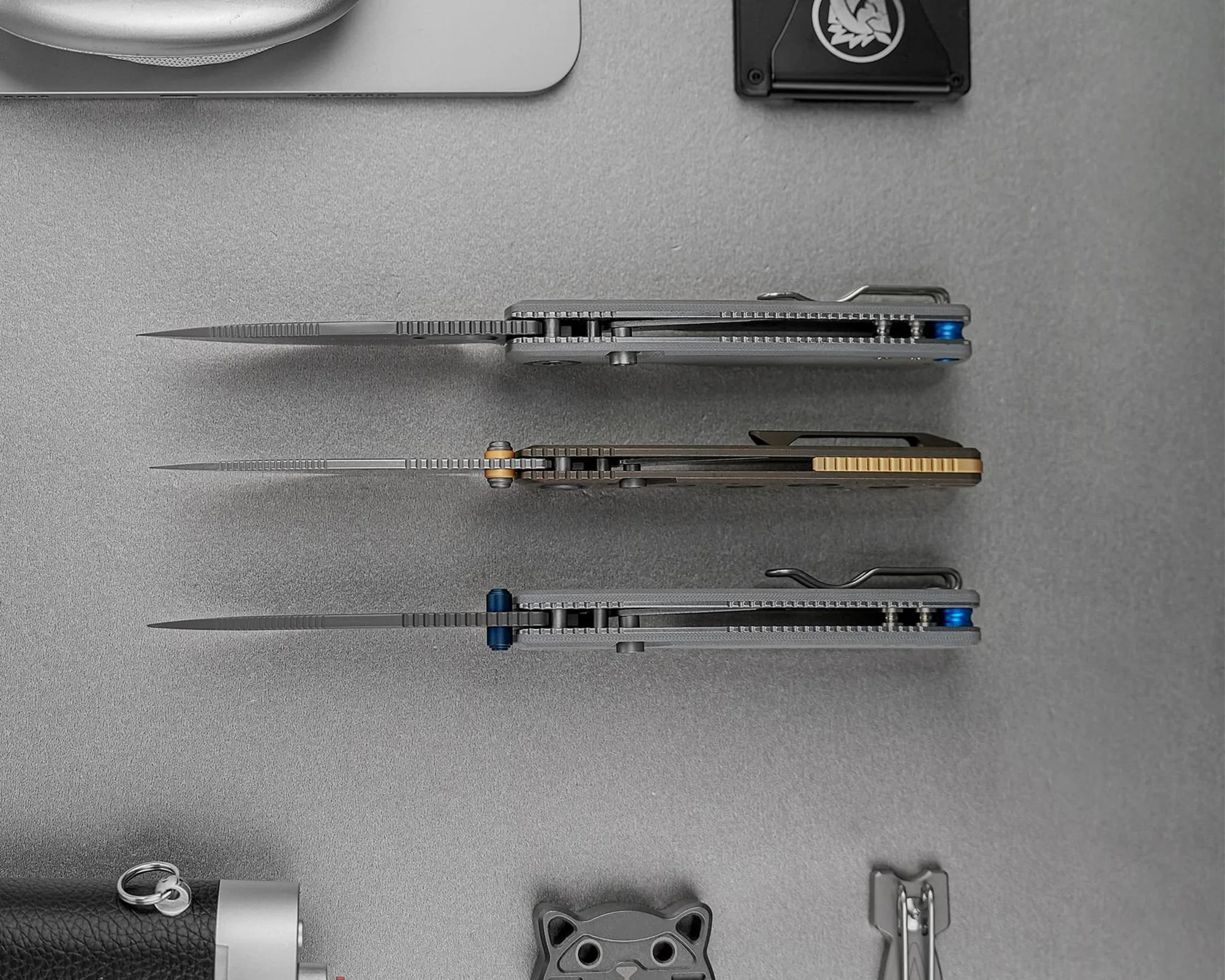 This Incredibly Thin Titanium EDC Knife Just Got a Big Blade Upgrade ...